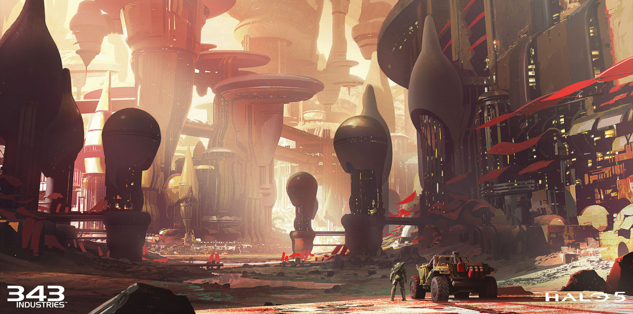 Halo 5: Guardians Concept Art by Darren Bacon | Concept Art World